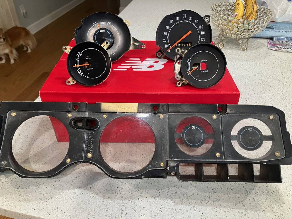 SOLD - 140MPH certified police speedometer with gauges and nice lens ...