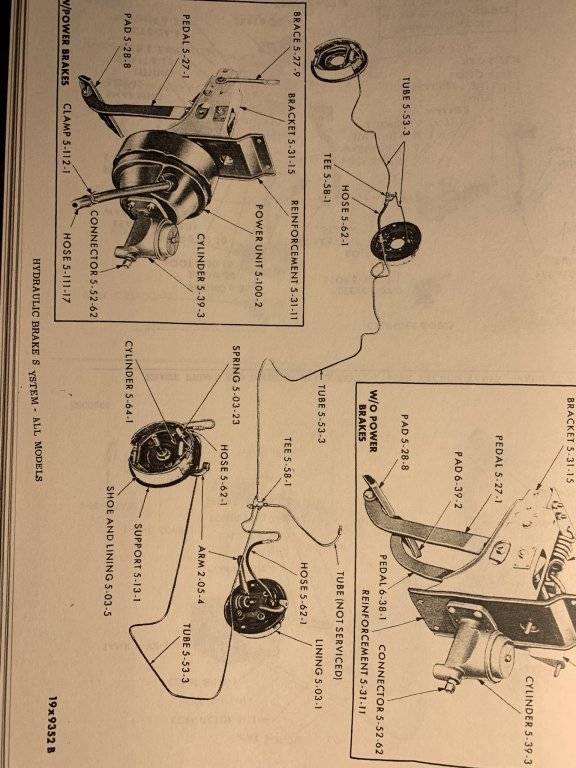 66 Chrysler front brake hard line routing | For C Bodies Only Classic ...