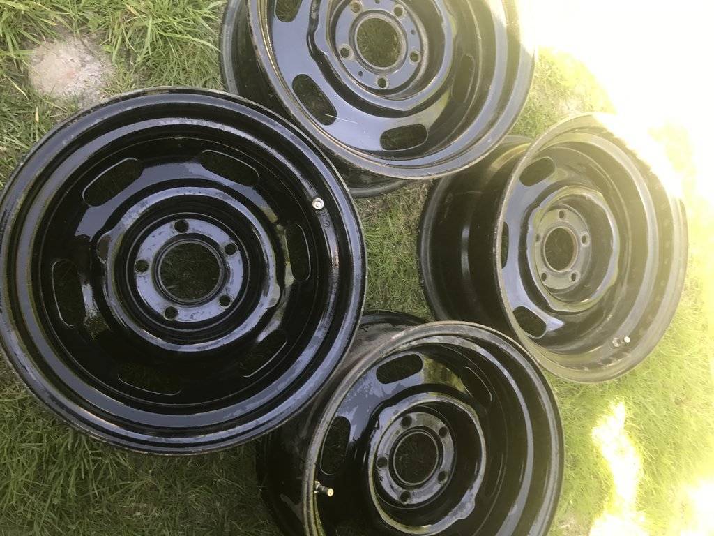 For Sale - Genuine Mopar Chrysler Rally Wheels 15" Cop Car Wheels | For ...